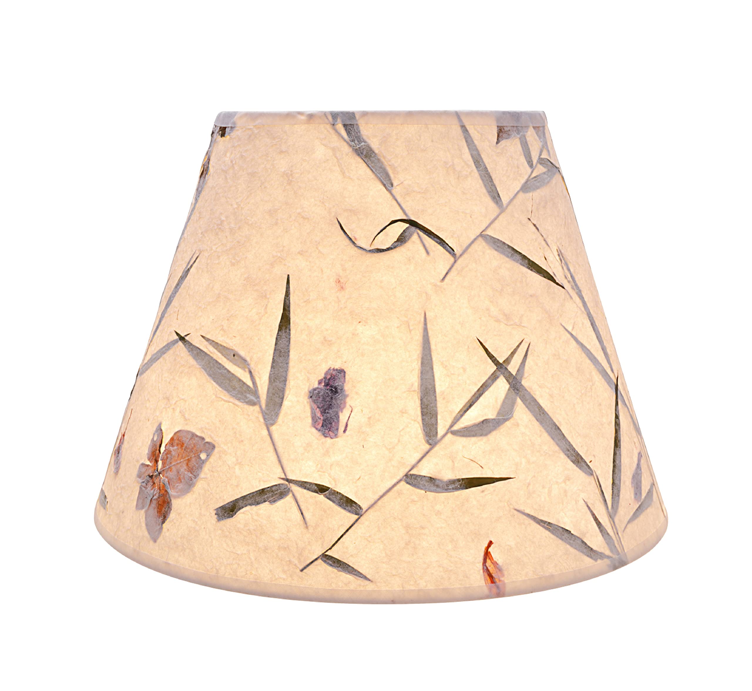 Aspen Creative 32688 Transitional Empire Shape Spider Construction Lamp Shade, Off White, 7" Top x 13" Bottom x 9-1/2" Slant Height