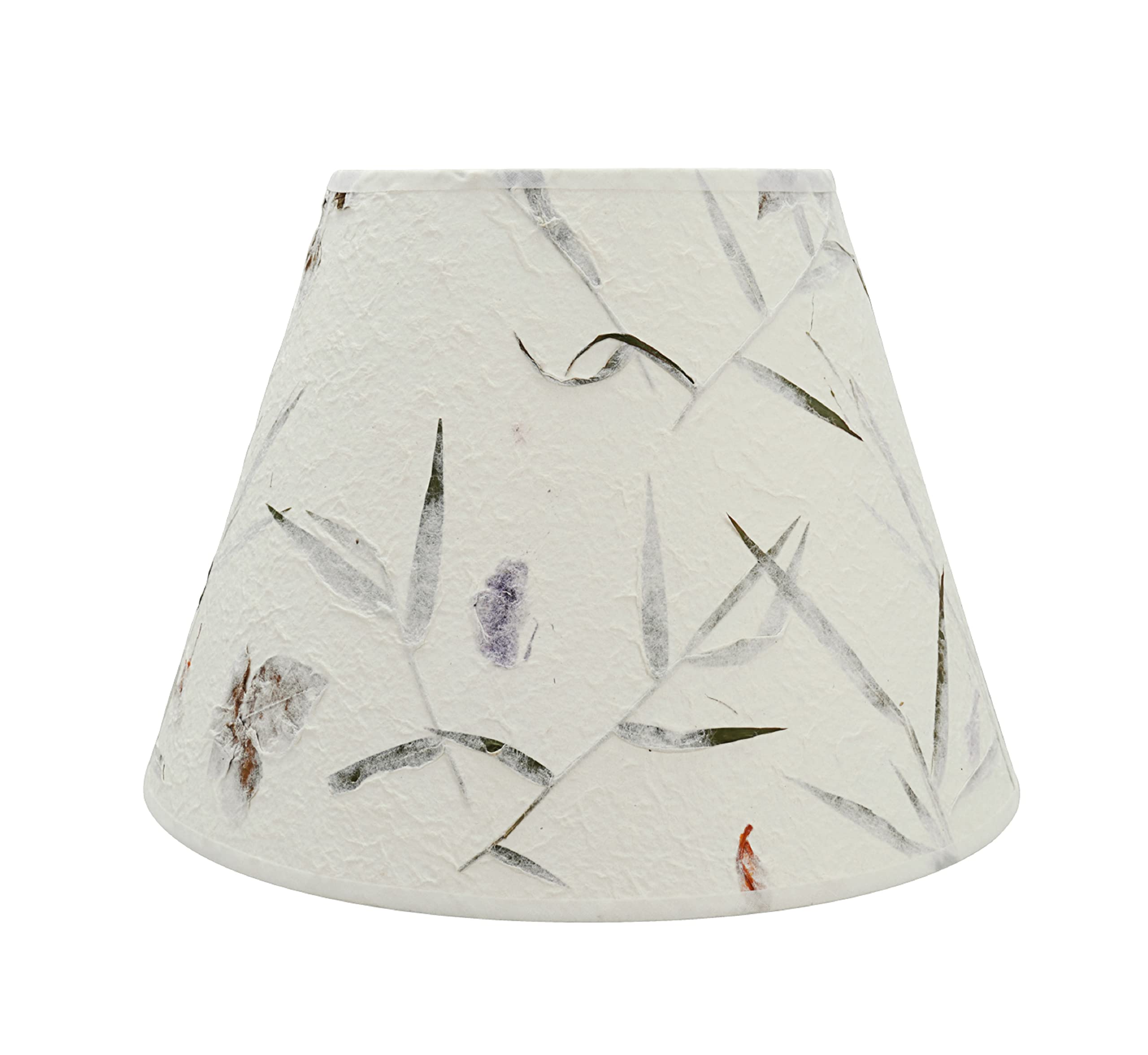 Aspen Creative 32688 Transitional Empire Shape Spider Construction Lamp Shade, Off White, 7" Top x 13" Bottom x 9-1/2" Slant Height