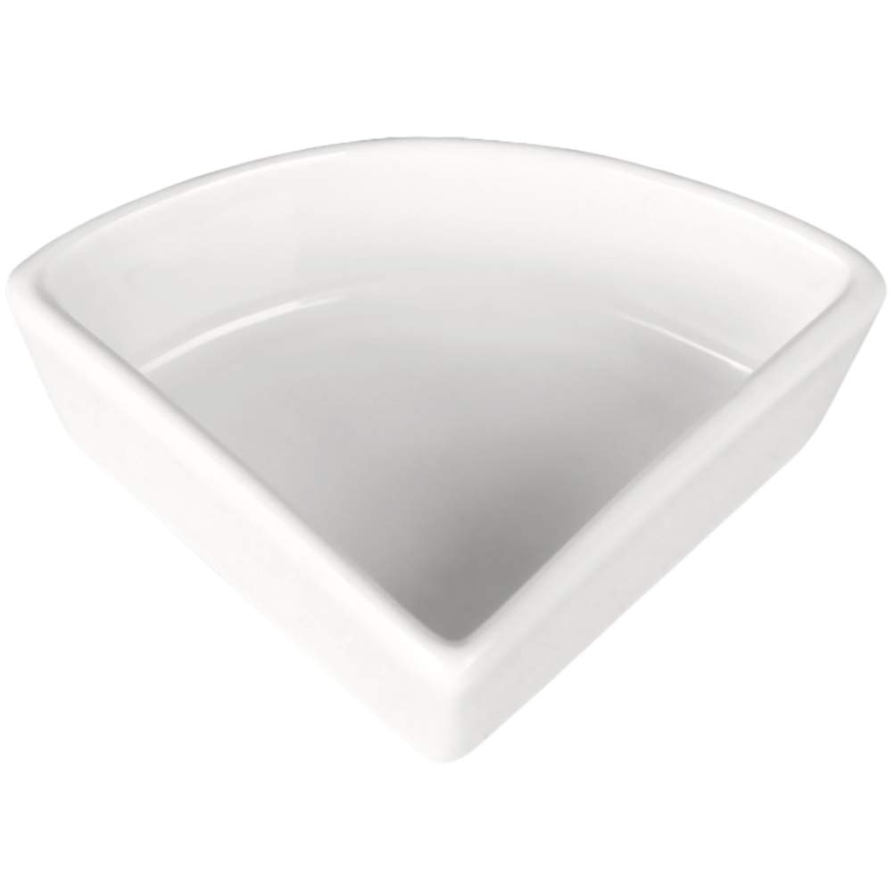 1pc Hamster Feeding Bowl Triangle Hamster Drinking Bowl Food Bowl Hamster Food Feeder Pet Supplies Hamster Bowl Ceramics Bowl Feeding Basin