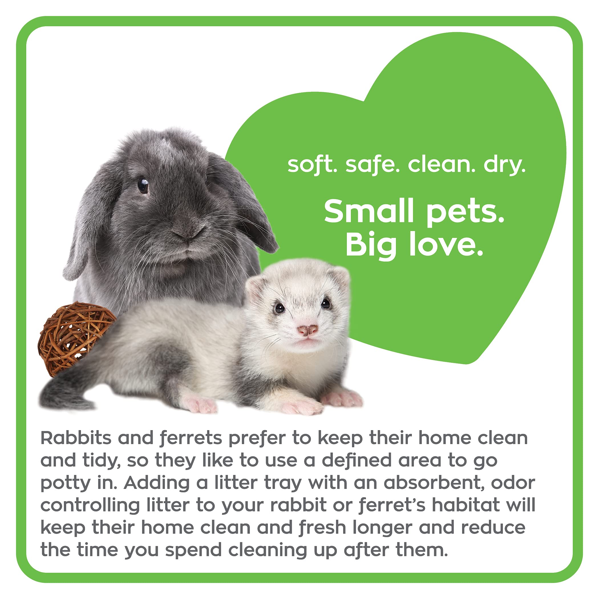 carefresh Rabbit & Ferret Dust-Free, Lightweight Litter, 4.5 lb