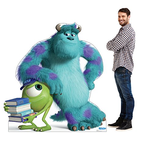 Cardboard People Mike & Sulley Life Size Cardboard Cutout Standup - Disney Pixar's Monsters University