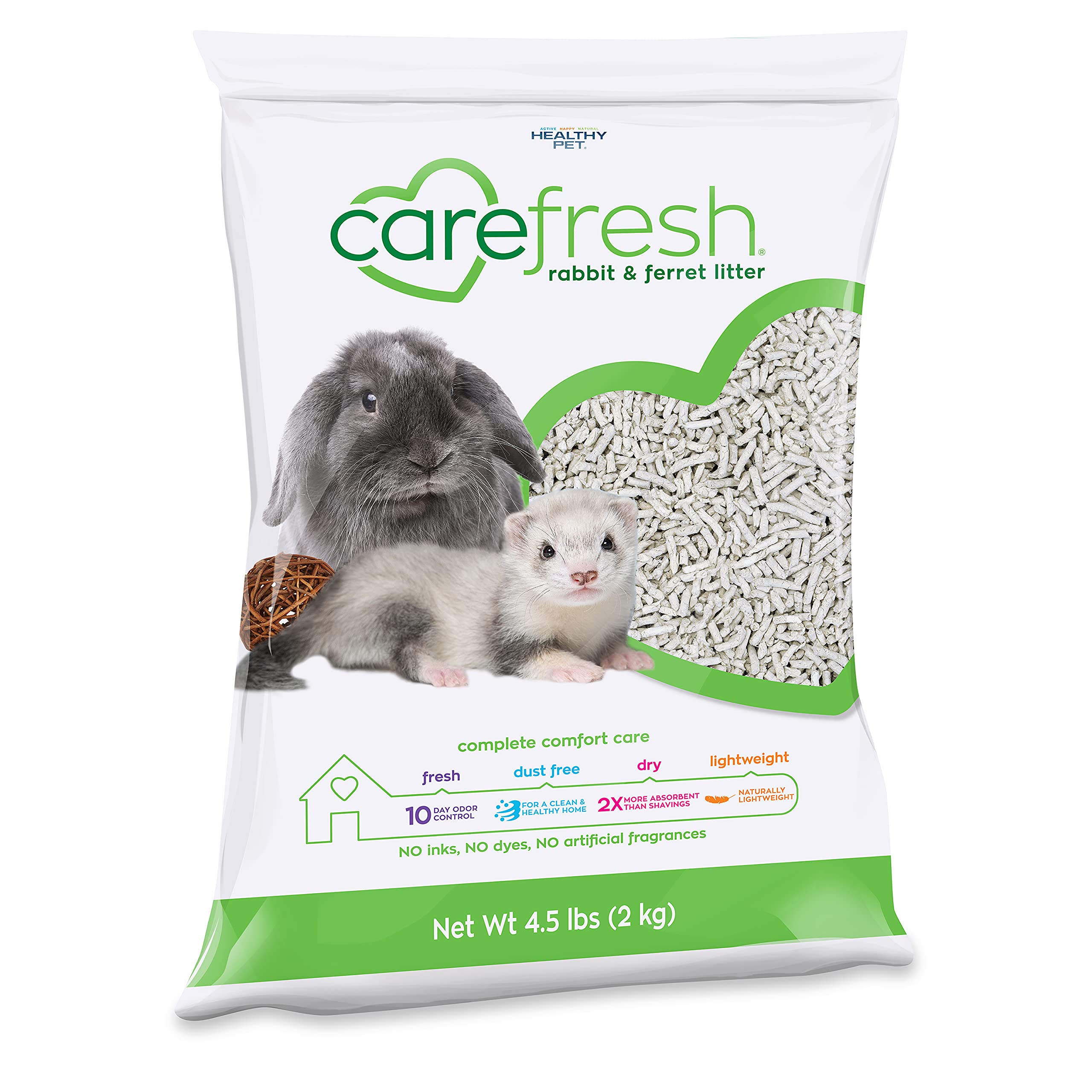 carefresh Rabbit & Ferret Dust-Free, Lightweight Litter, 4.5 lb