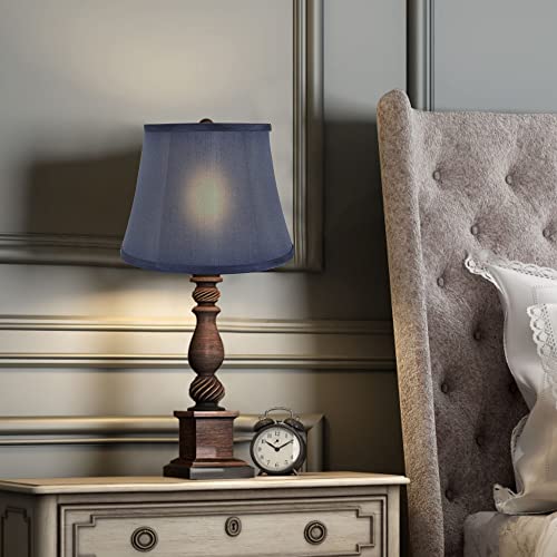 Lamp Shades Set of 2, Double Royal Style Foldable Medium, ALUCSET Fabric Lamp Shades for Table Lamps Lamp Shades for Floor Lamps, Spider, 2 Packs