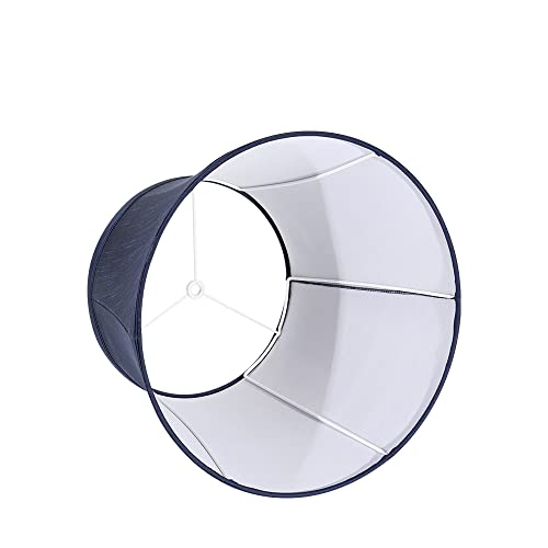 Lamp Shades Set of 2, Double Royal Style Foldable Medium, ALUCSET Fabric Lamp Shades for Table Lamps Lamp Shades for Floor Lamps, Spider, 2 Packs