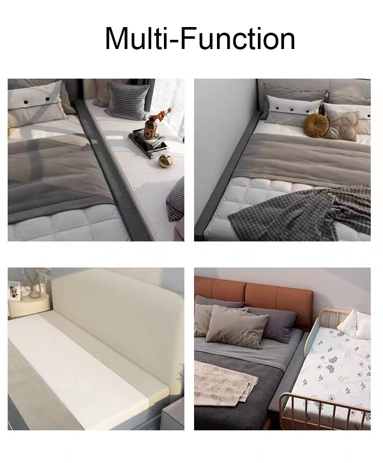 YUURO Custom Luxury Memory Foam Bed Wedge,Mat Gap Filler Adjustable,Bed Gap Filler for Headboard,Long Pillow,Mattress Connector,Sofa Cushion,Single/Twin/Queen/King
