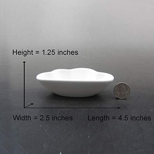 Alfie Pet - Chandler 2-Piece Set Ceramic Food and Water Bowl for Mouse, Chinchilla, Rat, Gerbil and Dwarf Hamster - Color: Blue White
