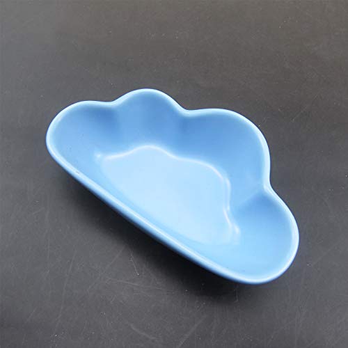 Alfie Pet - Chandler 2-Piece Set Ceramic Food and Water Bowl for Mouse, Chinchilla, Rat, Gerbil and Dwarf Hamster - Color: Blue White