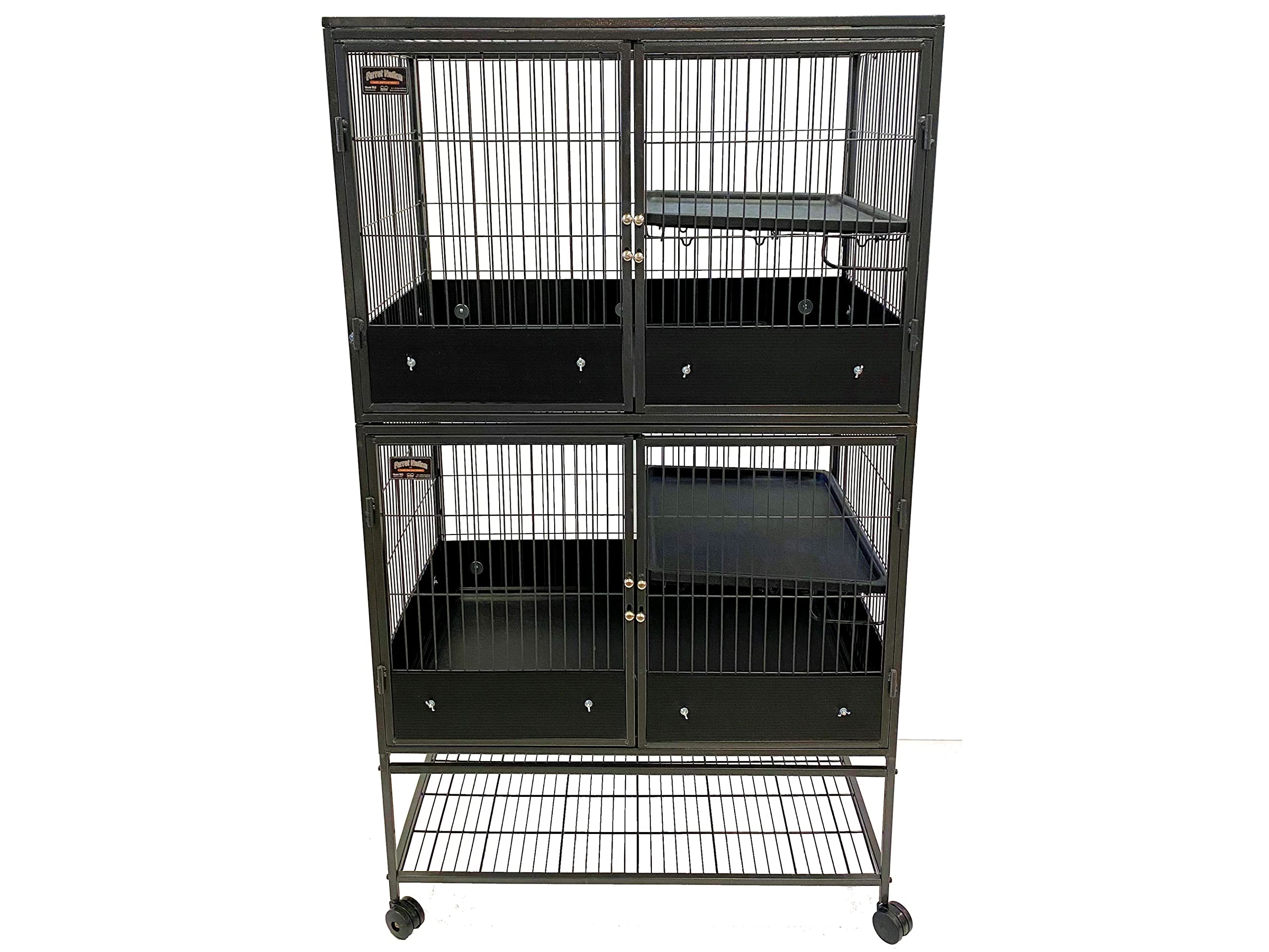 Scatter Guards for Ferret Nation Critter Nation Cage (Double, Black)