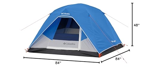 Columbia Tent - Dome Tent | Easy Setup 3 Person Camping Tent with Rainfly for Outdoors | Best Camp Tent for Hiking, Backpacking, & Family Camping