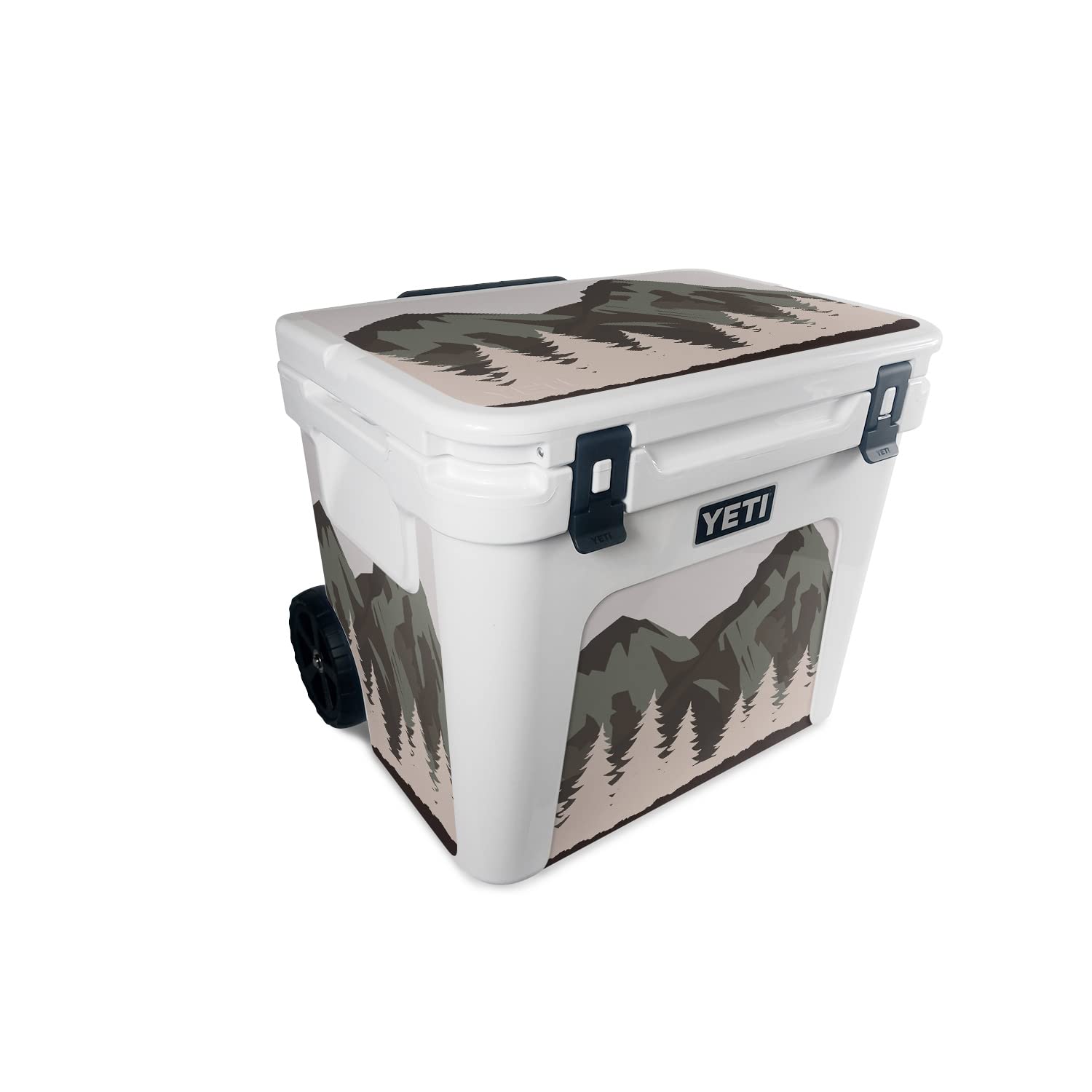 MightySkins Skin Compatible with Yeti Roadie 60 Wheeled Cooler - Forest Range | Protective, Durable, and Unique Vinyl Decal wrap Cover | Easy to Apply, Remove, and Change Styles | Made in The USA