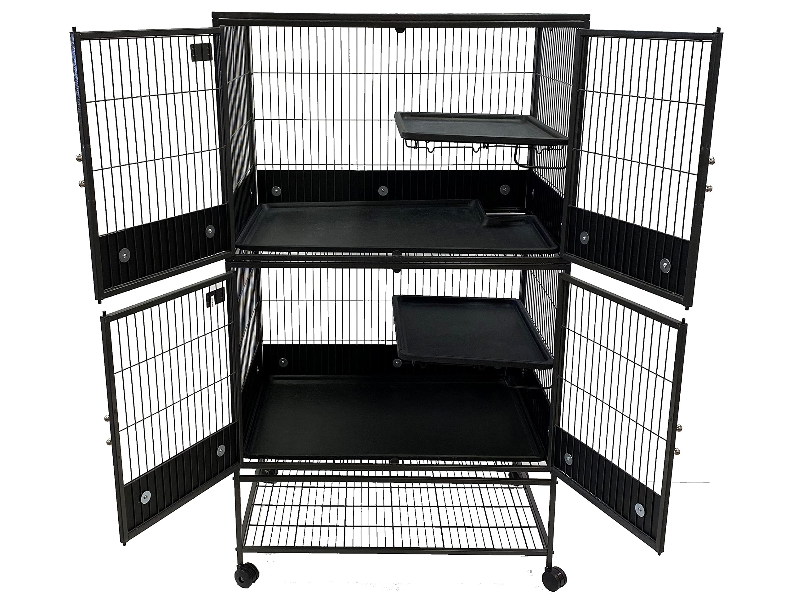 Scatter Guards for Ferret Nation Critter Nation Cage (Double, Black)