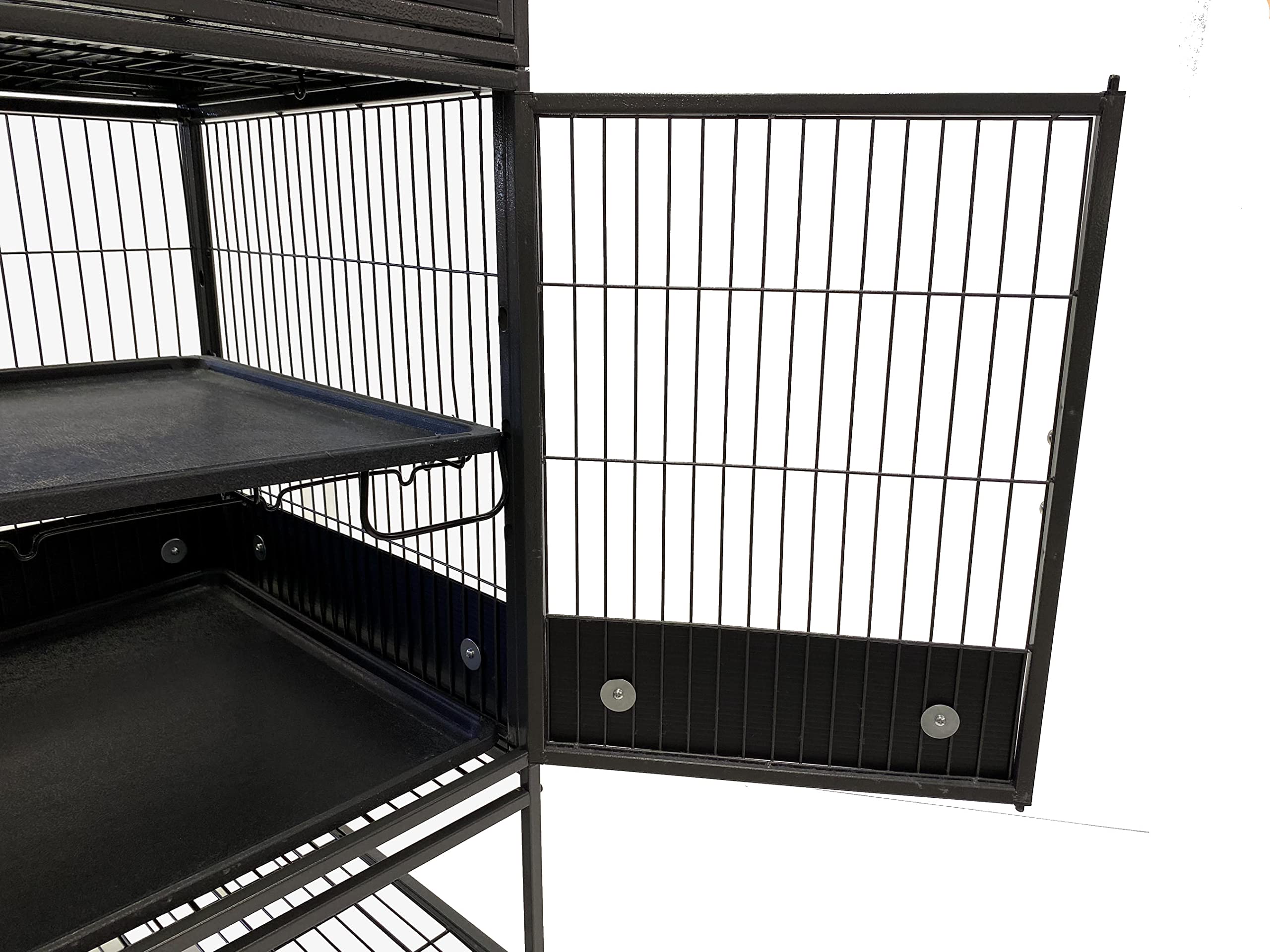 Scatter Guards for Ferret Nation Critter Nation Cage (Double, Black)