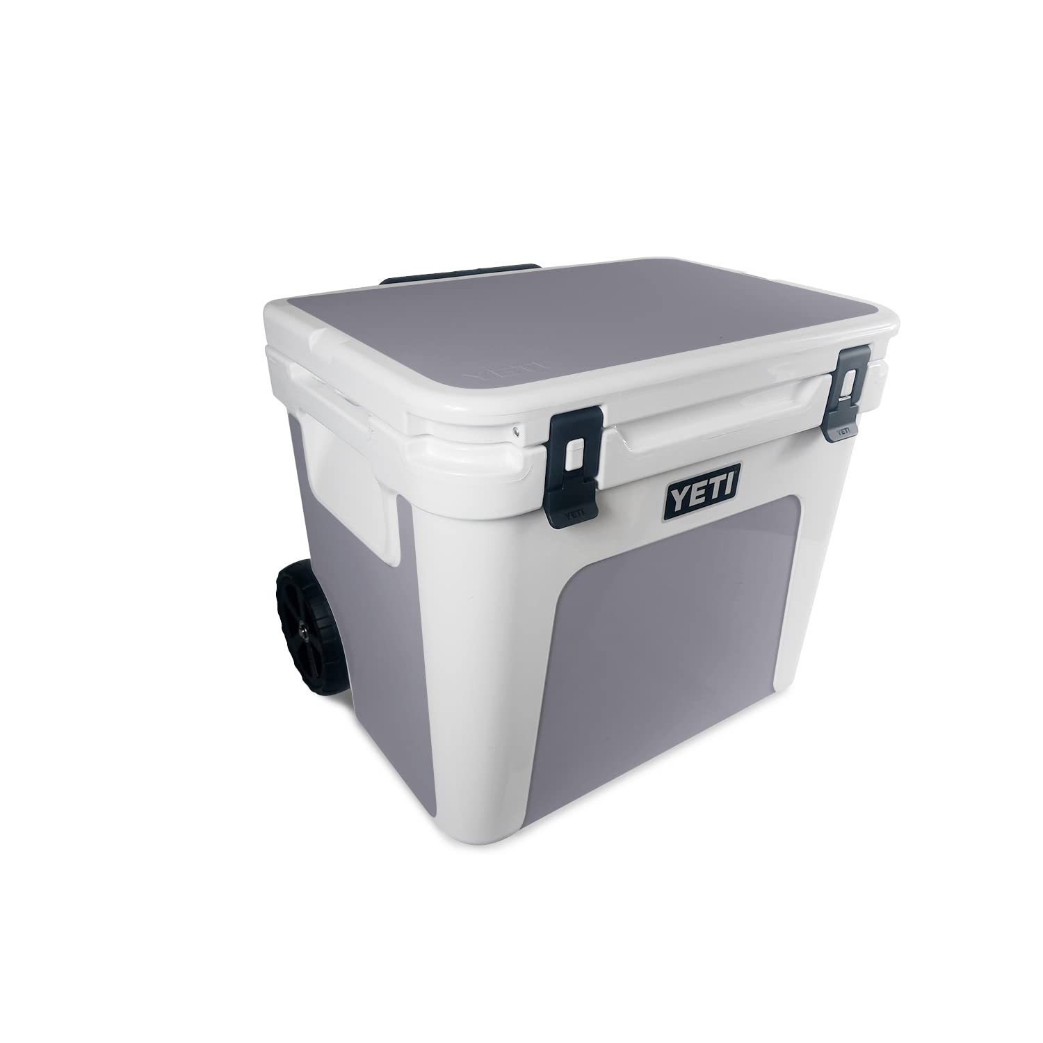 MightySkins Skin Compatible with Yeti Roadie 60 Wheeled Cooler - Solid Gray | Protective, Durable, and Unique Vinyl Decal wrap Cover | Easy to Apply, Remove, and Change Styles | Made in The USA