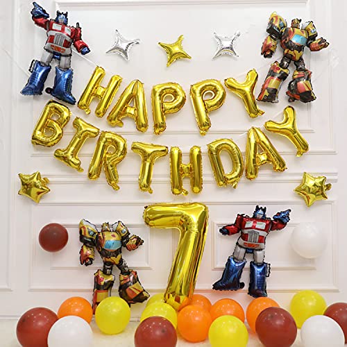 12 pcs Transformers Birthday party balloon,54*73 centimeter Transformers aluminum foil balloon,Used for baby shower, gender reveal party decoration.