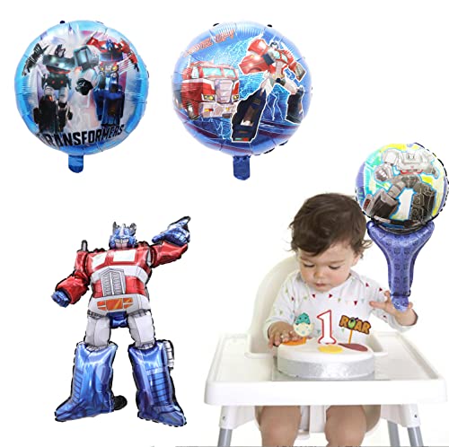 12 pcs Transformers Birthday party balloon,54*73 centimeter Transformers aluminum foil balloon,Used for baby shower, gender reveal party decoration.