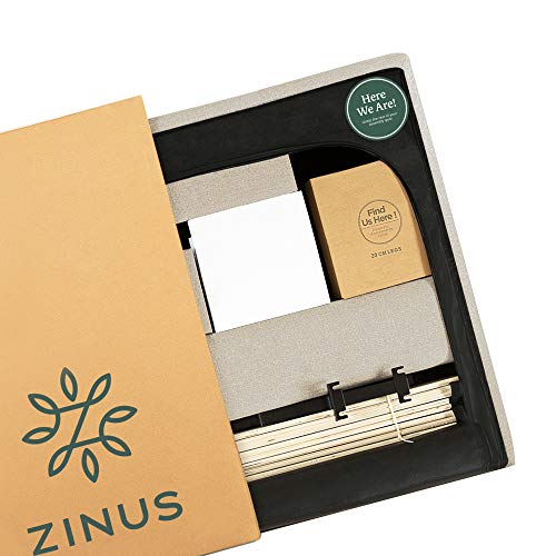 ZINUS Annette Upholstered Platform Bed Frame, Mattress Foundation, Wood Slat Support, No Box Spring Needed, Easy Assembly, Queen