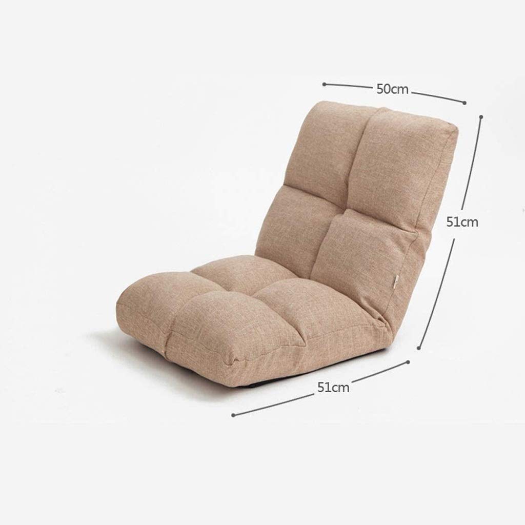 WXBDD Single Lazy Sofa, Foldable Washable Bed Sofa Bedroom Bedroom Leisure Tatami Mat