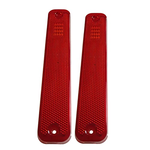 KYYET Rear Red Lens Side Marker Light Housing Fits for Ford F Series Truck 1973-1979/ Bronco 1978-1979/ E-Series Econoline 1975-1991
