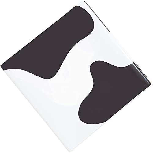 BLUE PANDA Cow Print Tablecloth for Farm Animal Party (54 x 108 in, 3 Pack)