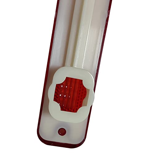 KYYET Rear Red Lens Side Marker Light Housing Fits for Ford F Series Truck 1973-1979/ Bronco 1978-1979/ E-Series Econoline 1975-1991