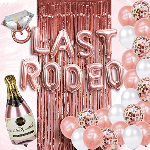 Last Rodeo Bachelorette Party Decorations– Bridal Shower Decorations – Bachelorette Balloons Decor – Disco Cowgirl Bachelorette Party Decorations Favors Supplies Bride To Be Decorations