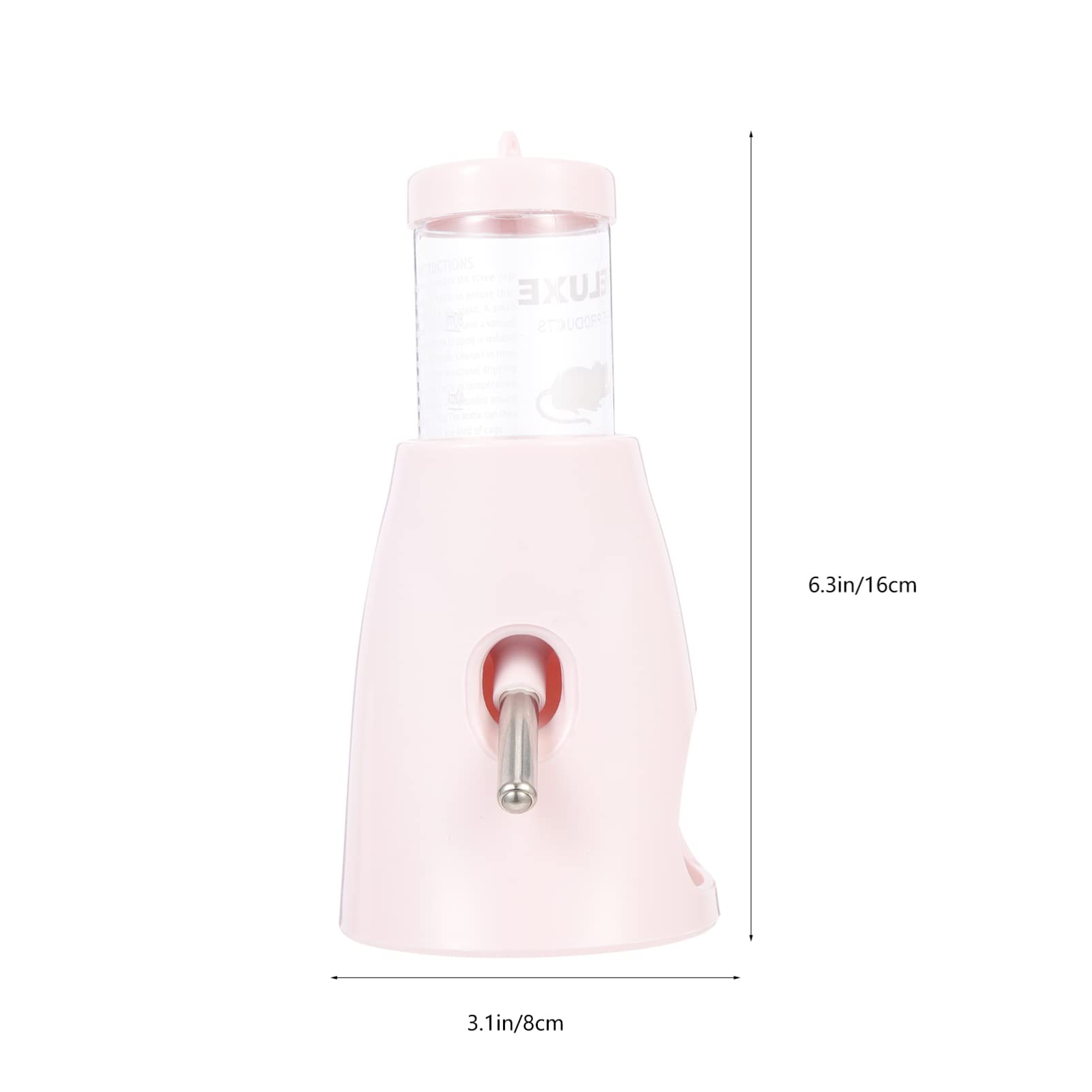 POPETPOP Hamster Water Bottle Small Pet Water Bottle Hamster Waterer Automatic Water Dispenser Hamster Water Fountain Hamster Cage Accessories Rabbit Water Bottle Leakproof Pp Feeder
