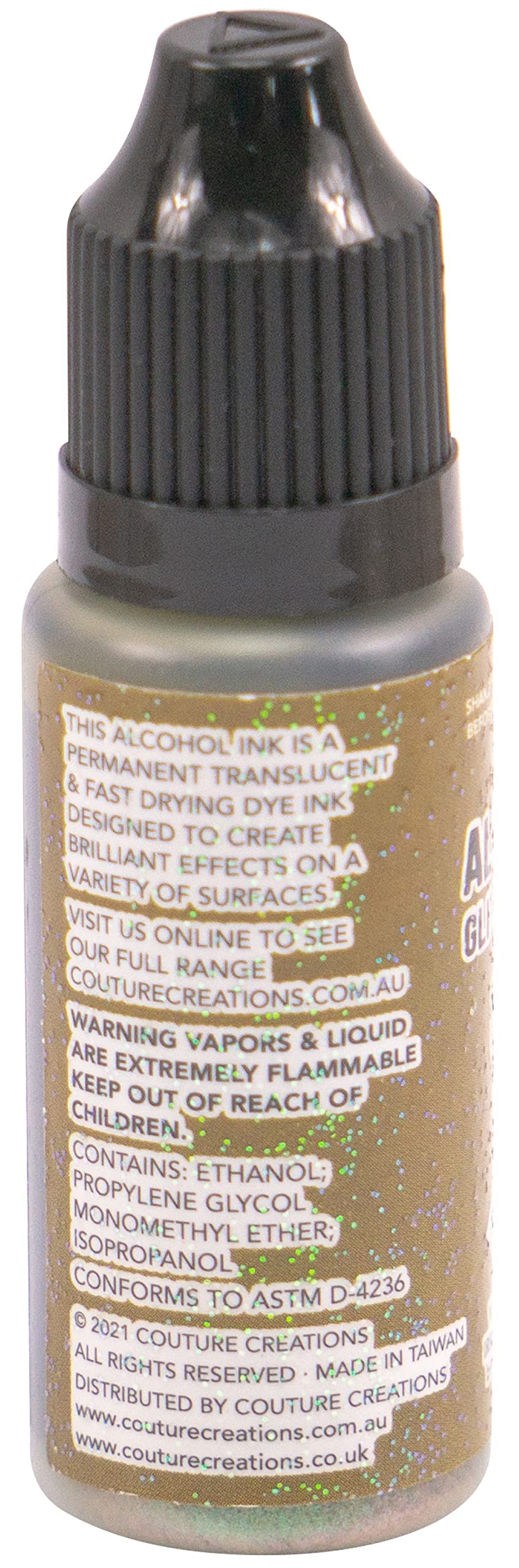 ARTDECO CREATIONS LTD Khaki Alcohol Ink Glitter