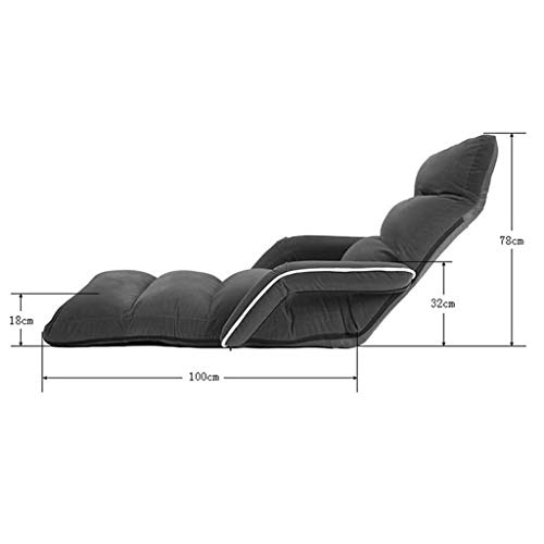 WXBDD Lazy Sofa, Tatami Thick Bed Backrest Creative Sofa Single Floor Sofa, Purple, Simple