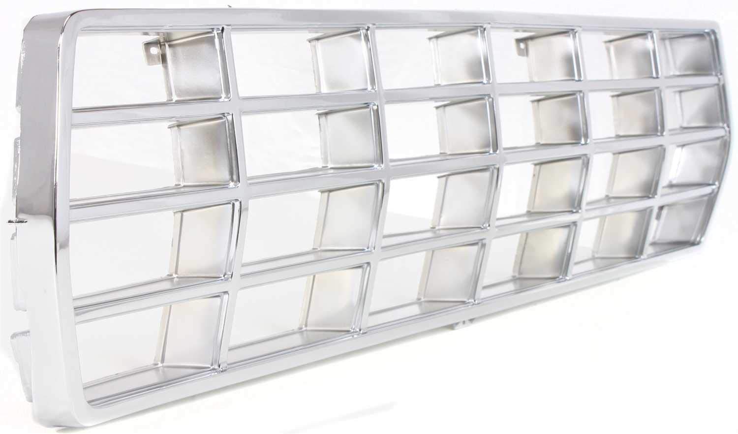 Garage-Pro Grille Assembly - Chrome Shell & Insert, Compatible with 1978-1979 Ford Bronco, F-100, F-150, F-250, F-350