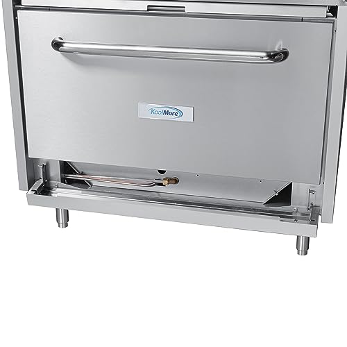 KoolMore KM-CR36-LP 36 in. 6 Burner Commercial Liquid Propane Range with Oven