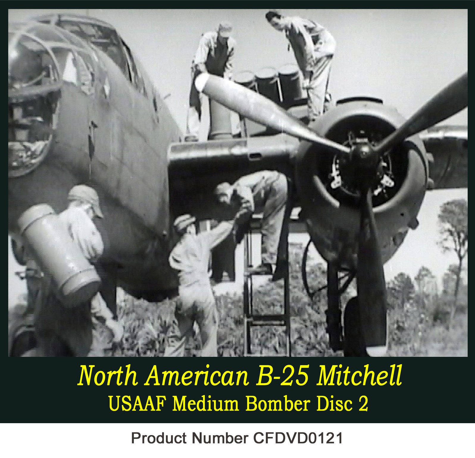 B-25 Mitchell Bomber WW2 Old Films Pacific War "Mission Over Wewak" DVD
