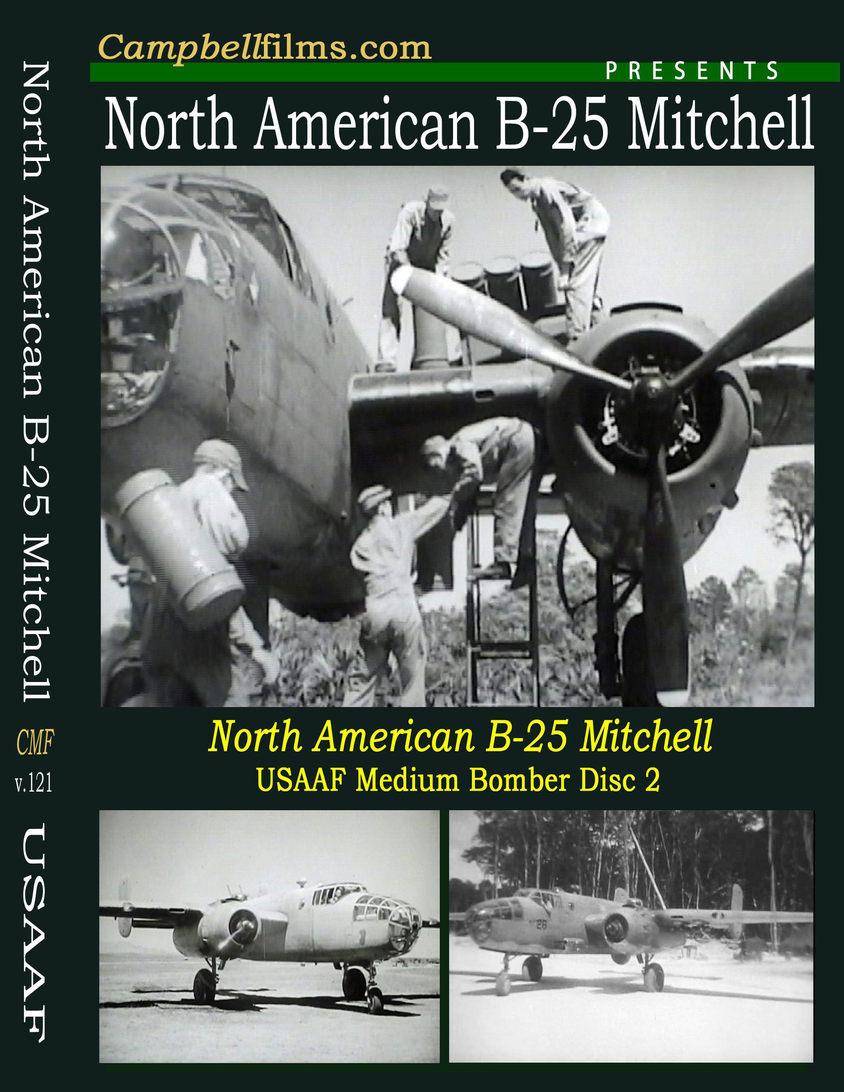 B-25 Mitchell Bomber WW2 Old Films Pacific War "Mission Over Wewak" DVD