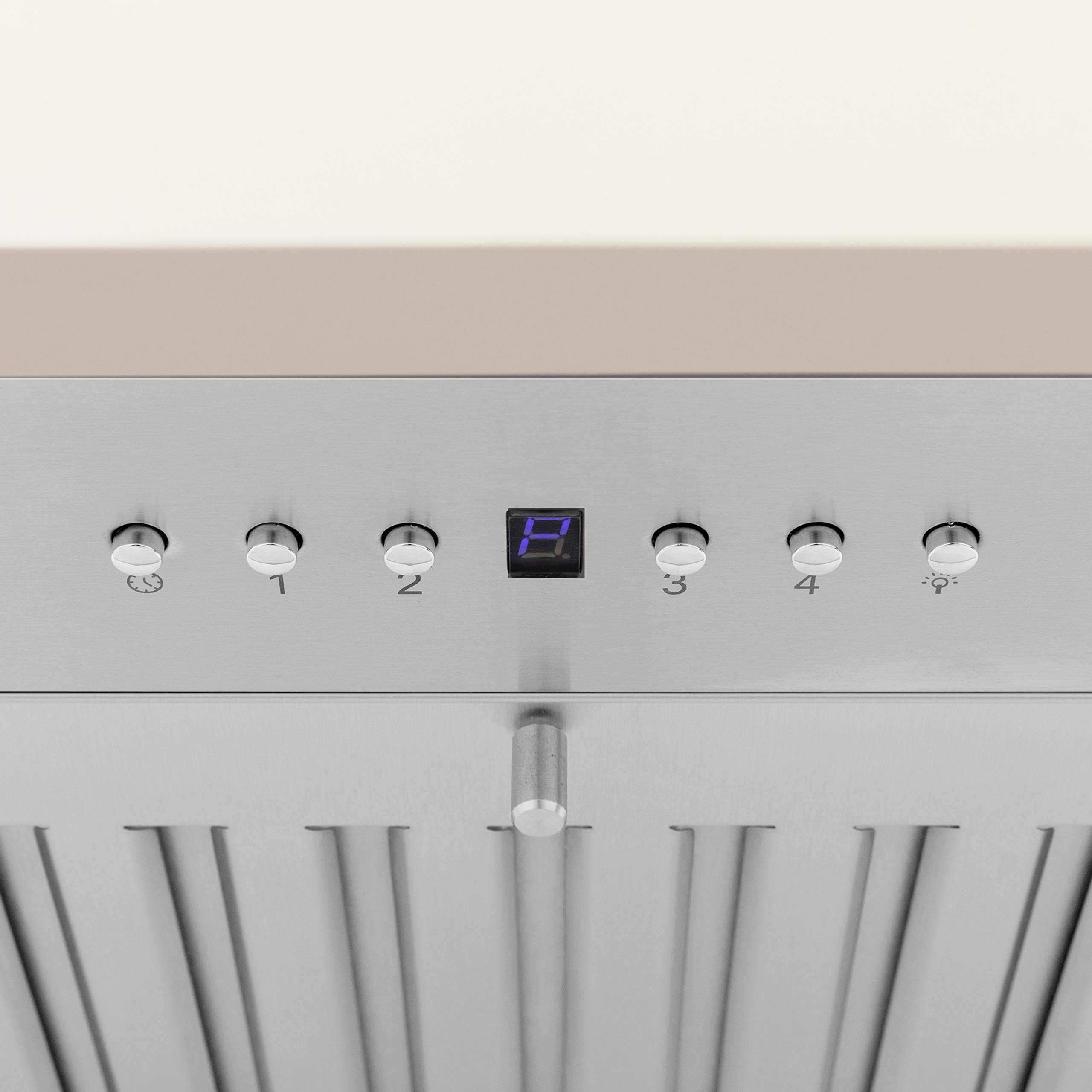 ZLINE 30 in. Wooden Wall Mount Range Hood in Cottage White - Includes Motor (KPTT-30)