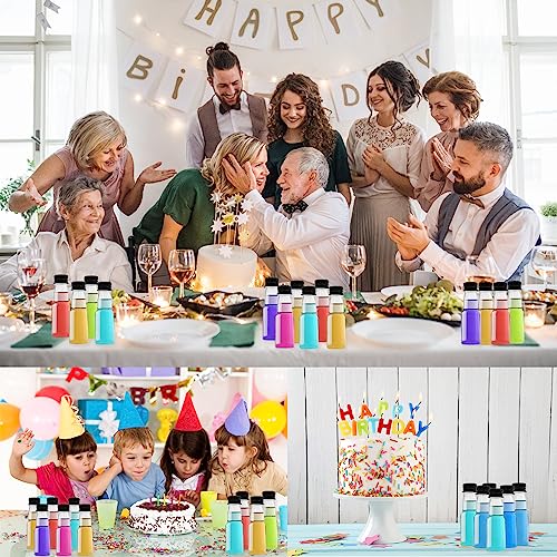 50 Pack 1 oz Mini Liquor Bottles,Clear Plastic Wine Bottles with Funnels,Airtight Plastic Spirit Bottle with Black Cap for Baby Shower, Weddings(30ml)