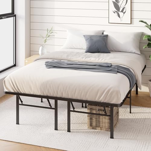 ZINUS SmartBase Heavy Duty Mattress Foundation, 16 Inch Metal Platform Bed Frame, No Box Spring Needed, Sturdy Steel Frame, Underbed Storage, King