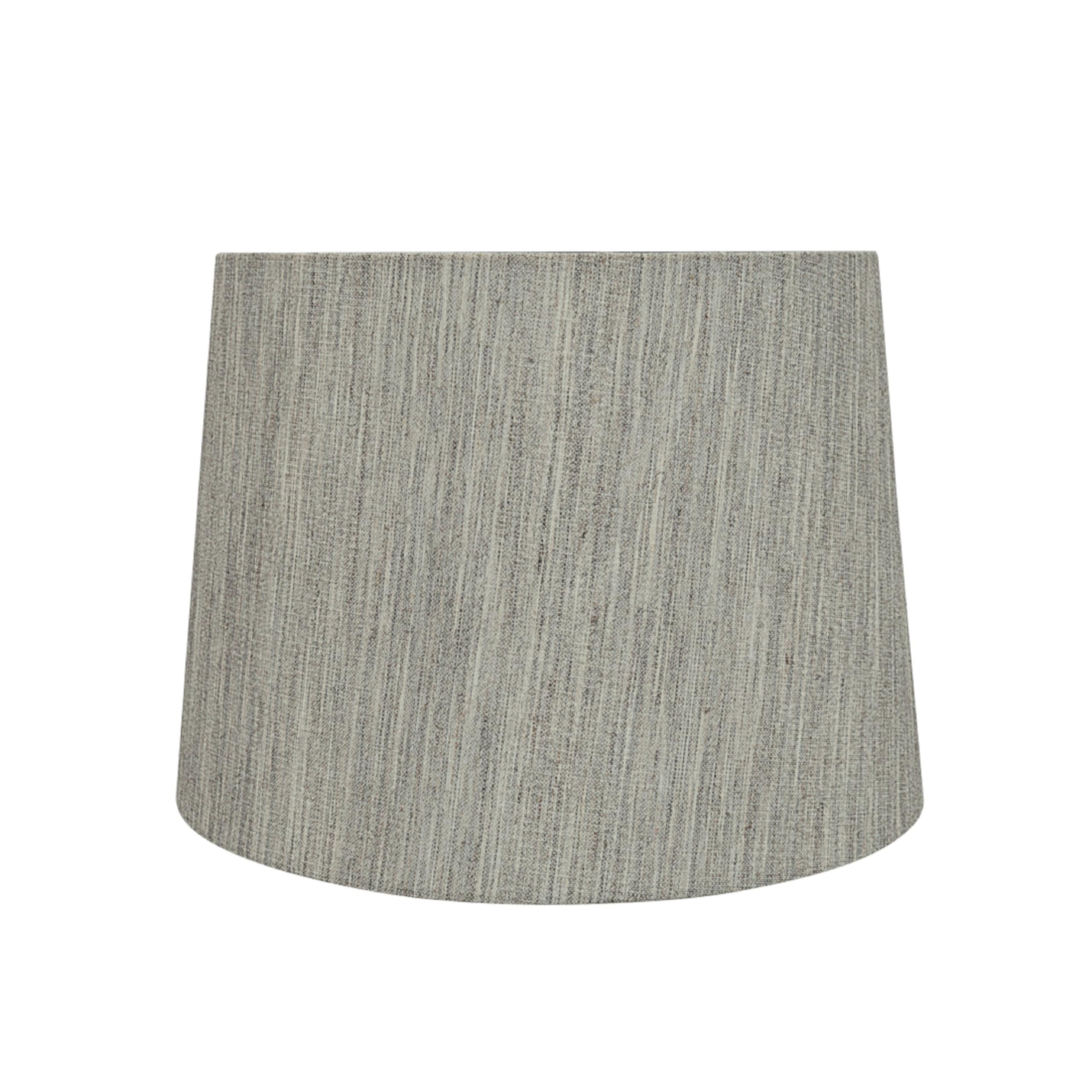 Aspen Creative 32951 Transitional Hardback Empire Shaped Spider Construction Lamp Shade in Light Grey, 14" wide (12" x 14" x 10")
