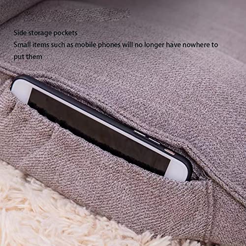 ASUMUI Lazy Sofa Tatami, Folding Single Sofa, Bed Seat Bedroom Balcony Bay 5 Gears for The Waist, 42 Gears for The Head, Adjustable (a)