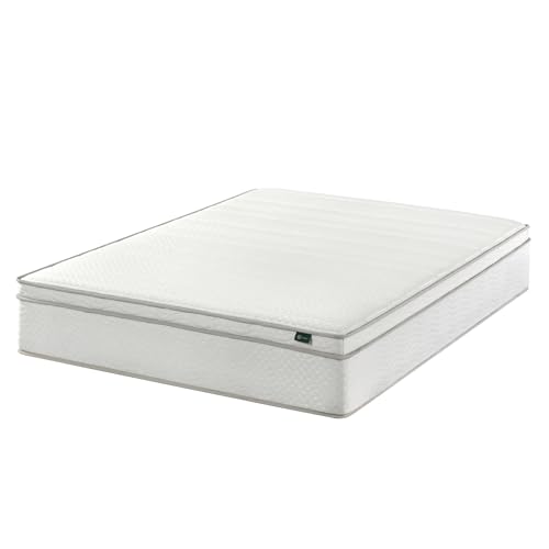 ZINUS 12 Inch Foam and Spring Hybrid Mattress [New Version], King, Fiberglass Free, Medium Firmness, Durable Support, Certified Safe Foams & Fabric, Mattress in A Box