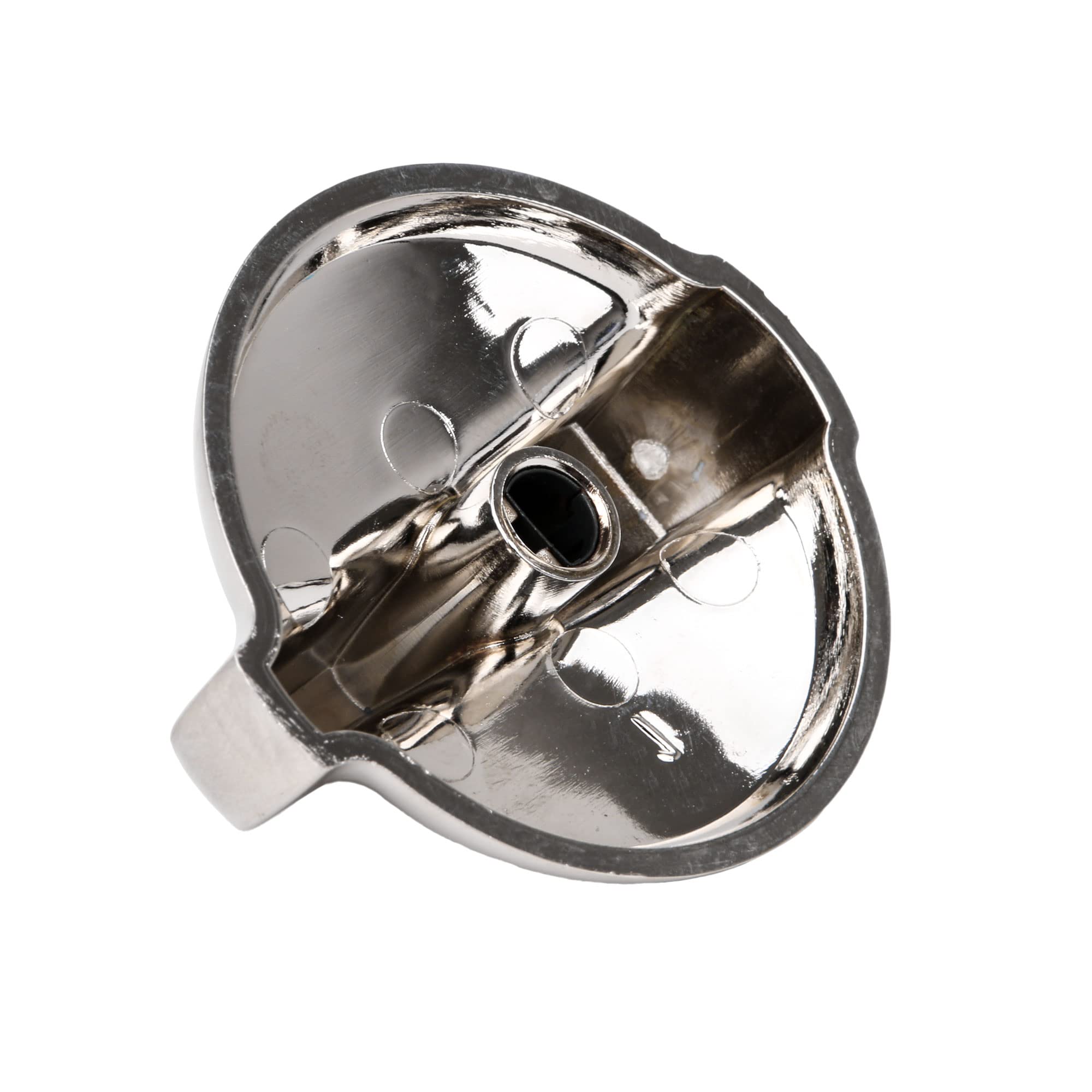 Urdrsaf 4Pcs WB03T10295 Chrome Gas Stove Knob Surface Burner Control Knobs Replacement for GE