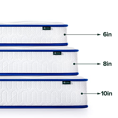 ZINUS 6 Inch Essential Innerspring Mattress, Full, Medium Firm Feel, CertiPUR-US Certified, Mattress in A Box