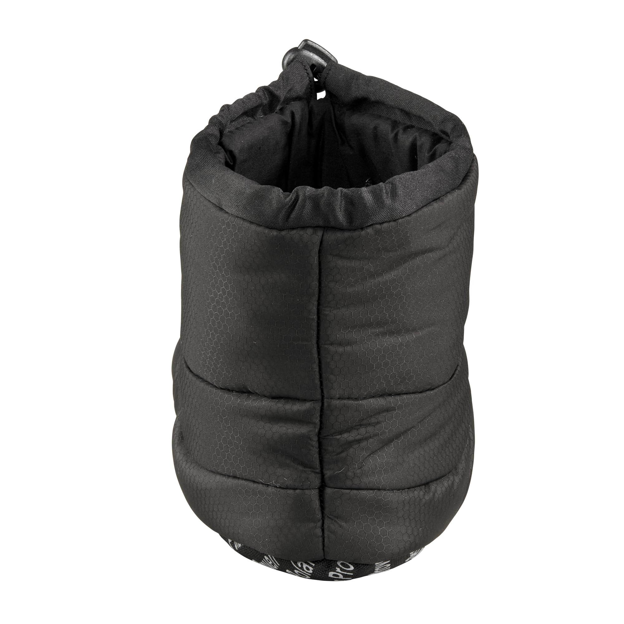 Baffin unisex-adult Cush Insulated Slipper Booty, Black, LG (US Men's 7-8, US Women's 9-10) Medium