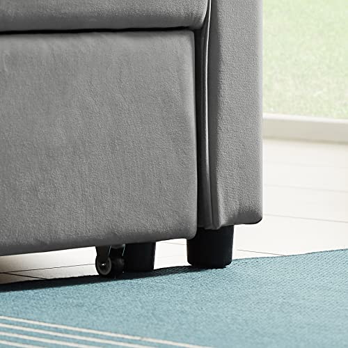 ERYE 3-in-1 Tufted Futon Loveseat Sofa Convertible Sleeper Couch Bed W/Pull Out Sleep Daybed