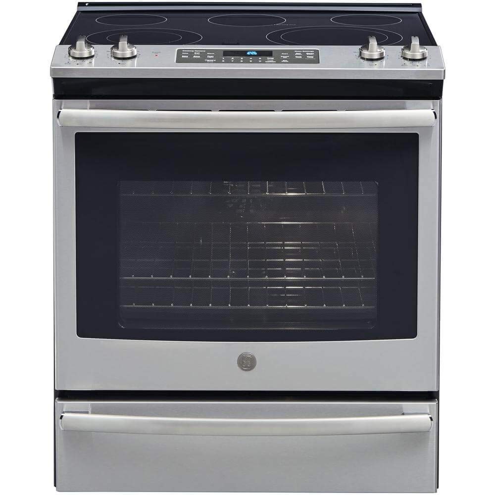 GE® 30" Slide-In Electric Convection Range with No Preheat Air Fry