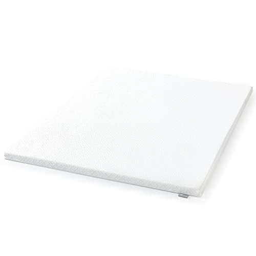 ZINUS 2 Inch Ultra Cooling Gel Memory Foam Mattress Topper with Cooling Cover, CertiPUR-US Certified, Full, White
