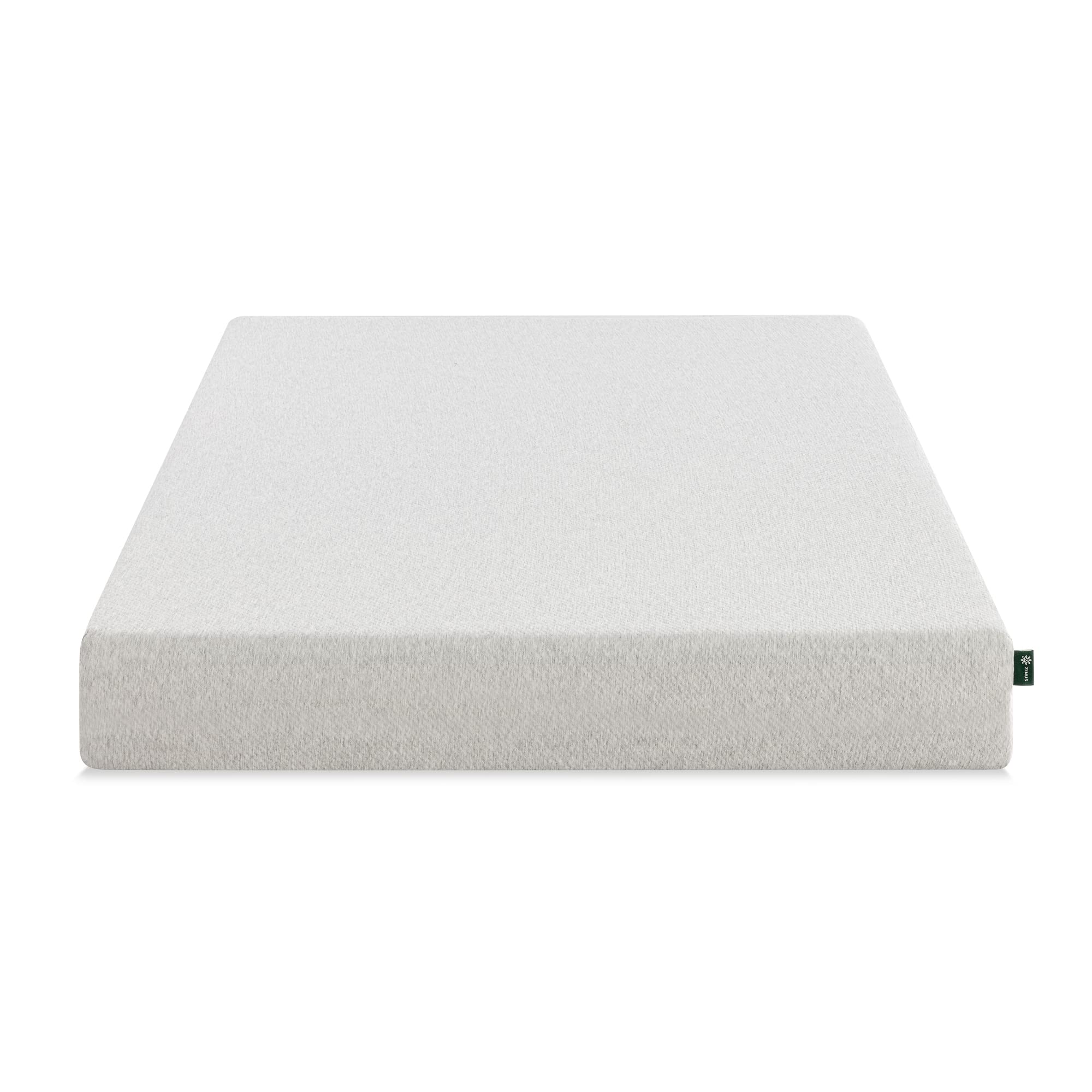 ZINUS 8 Inch Ultima Memory Foam Mattress, Twin, Fiberglass Free, Pressure Relieving, CertiPUR-US Certified, Mattress in A Box, White
