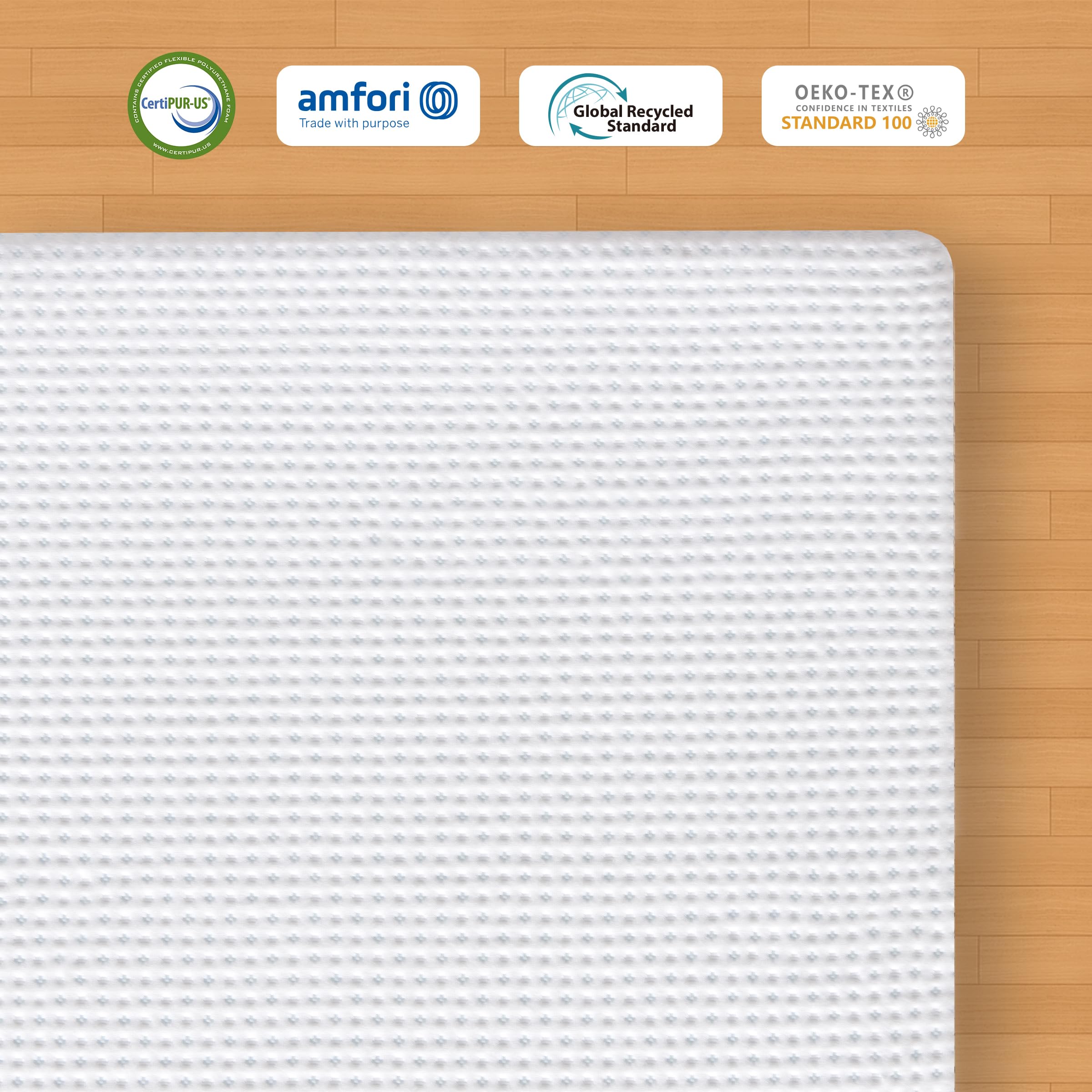 Subrtex Mattress Topper, Gel-Infused Memory Foam Mattress Topper, High Density Cooling Bed Topper Pad with Breathable Removable Fitted Cover CertiPUR-US Certified (2 Inch, King)