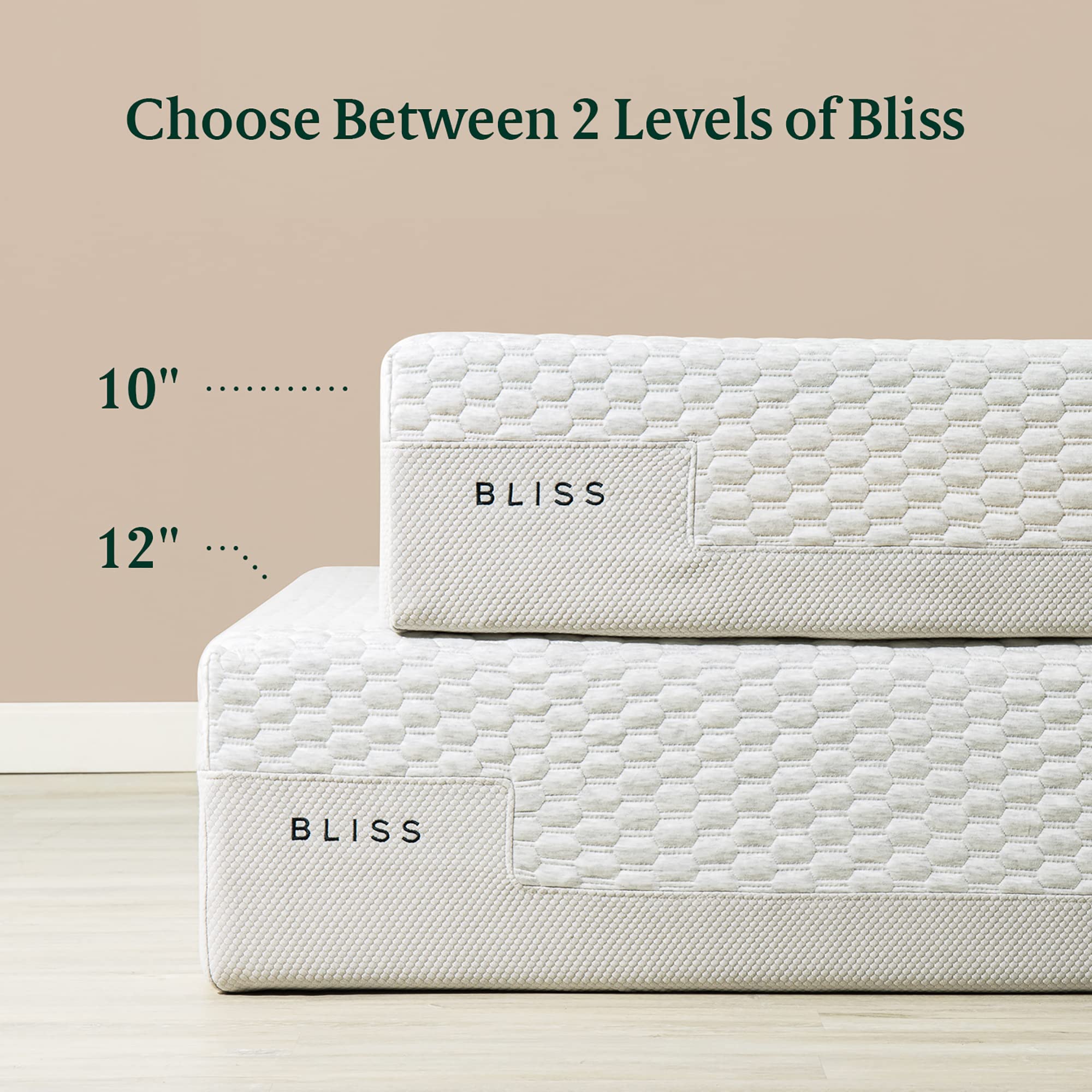 ZINUS 10 Inch Bliss Memory Foam Mattress Sustainable TENCEL Blend Cover, Full, Pressure Relieving, CertiPUR-US Certified, Mattress in A Box, All-New, Made in USA
