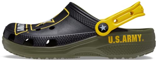 Crocs Unisex Classic United States Military Clogs, Army, 12 Women/10 Men