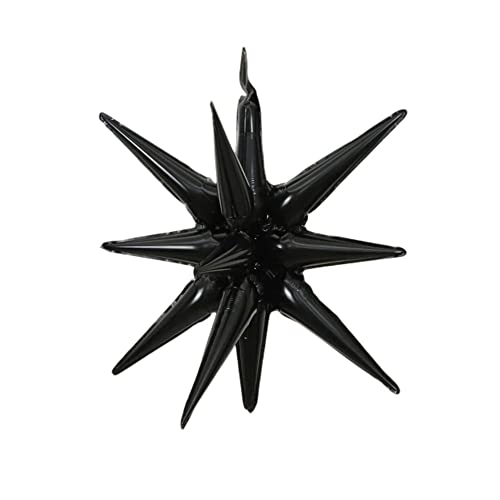 Black Silver Balloon Garland 121PCS Black Star Birthday Party Decoration Anniversary Home Decor