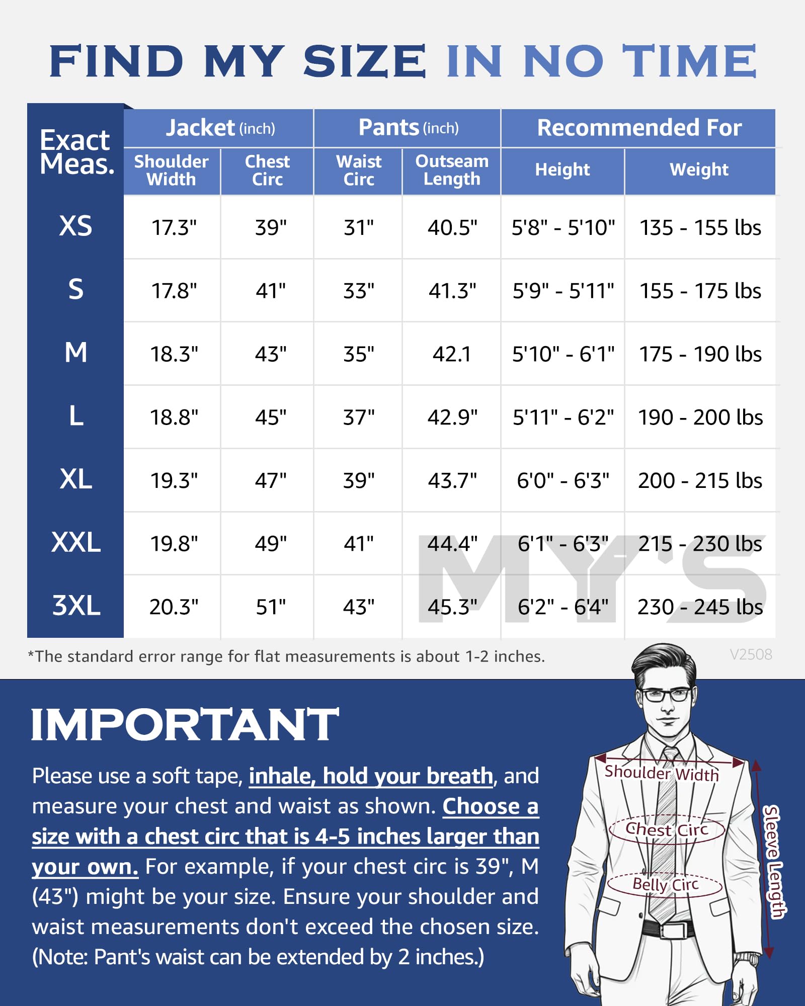 MY'S Men's 3 Piece Slim Fit Suit Set, Two Button Blazer Jacket Vest Pants with Tie, Solid Wedding Dress Tux and Trousers Black Small